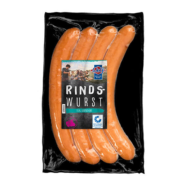 Rindswürstchen Klassik vac - Wolf Essgenuss GmbH